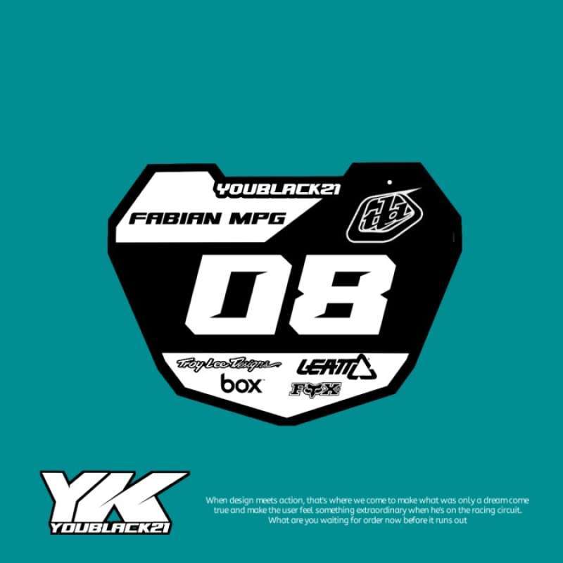 Jual Plate Number Bmx Custom - Number Plate Bmx - Papan Nomor Bmx ...