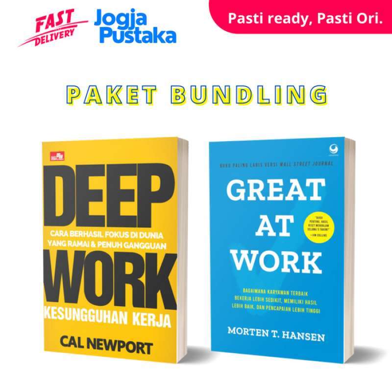 Promo Paket Bundling - Buku Deep Work Dan Great At Work Diskon 23% Di ...