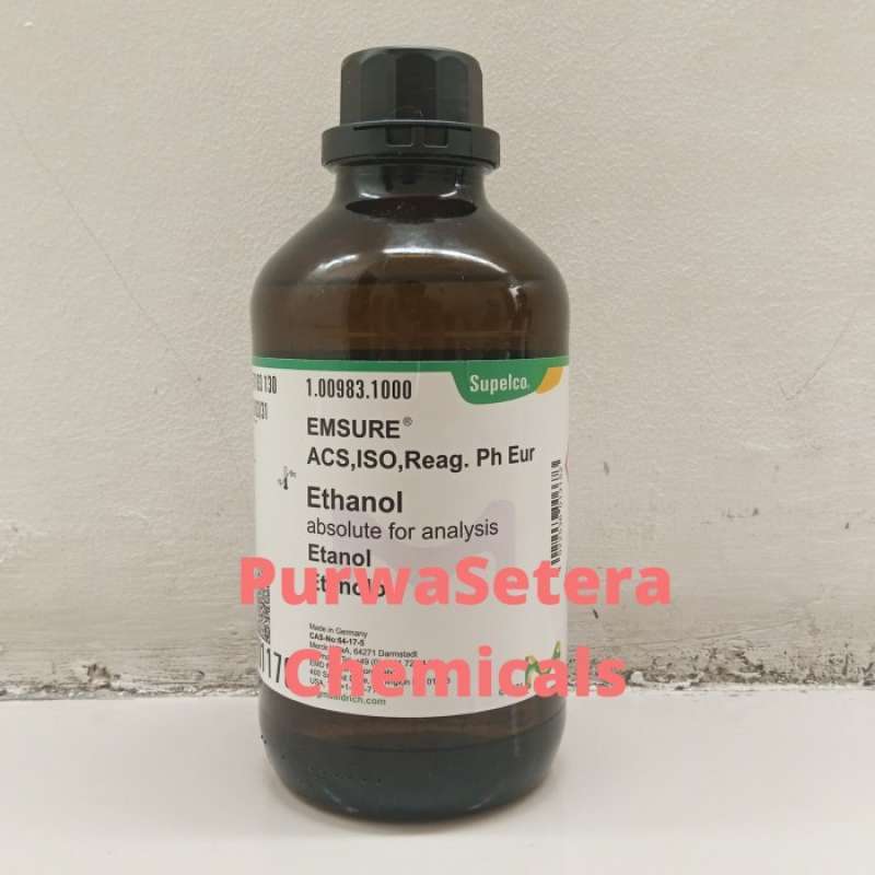 Promo Ethanol Absolute For Analysis 1000ml | Merck 1.00983 Diskon 23% Di Seller Leomord Store ...