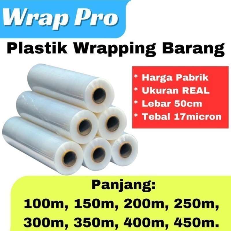 Jual Plastik Wrapping Barang Bening 50/ Stretch Film Roll ...