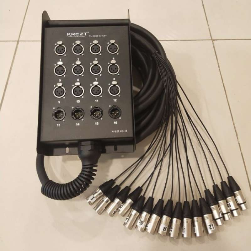 Promo Kabel Snake 16ch Lengkap + Stage Box Merek Krezt Panjang 10meter Diskon 23% Di Seller ...