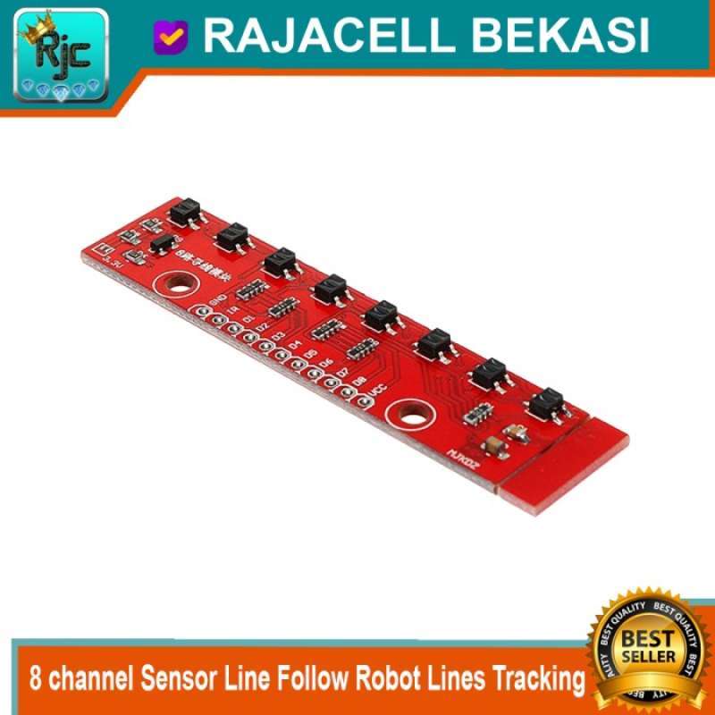 Jual 8 Channel Sensor Line Follow Robot Lines Tracking Sensor Ir ...