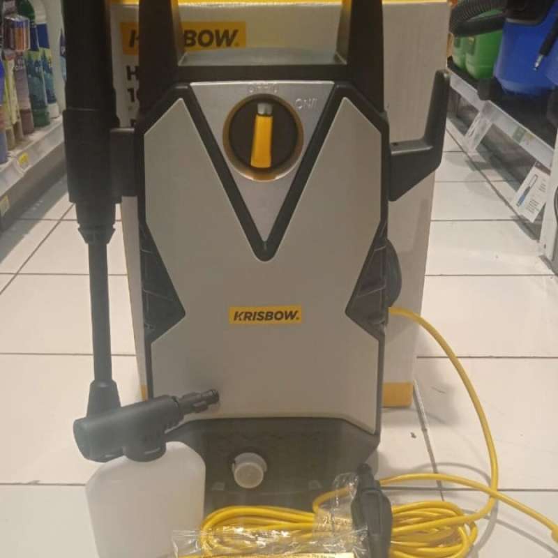 Promo Mesin Cuci Steam Mobil & Motor Krisbow High Pressure 100 Bar Baru ...