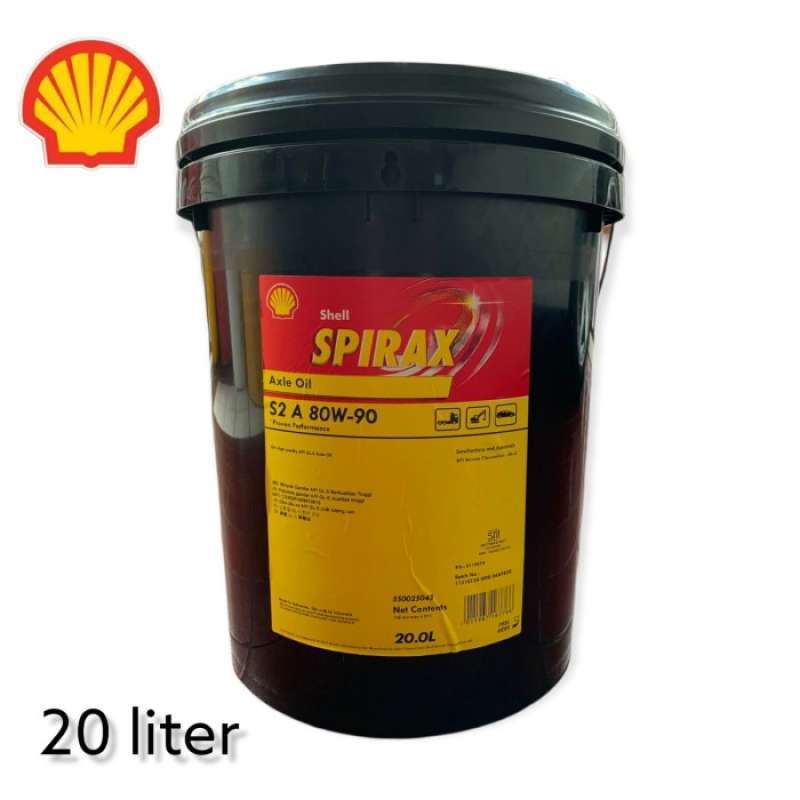 Promo Oli Transmisi Shell Spirax S2 A 80w90 Pelumas Gardan Isi 20 Liter ...