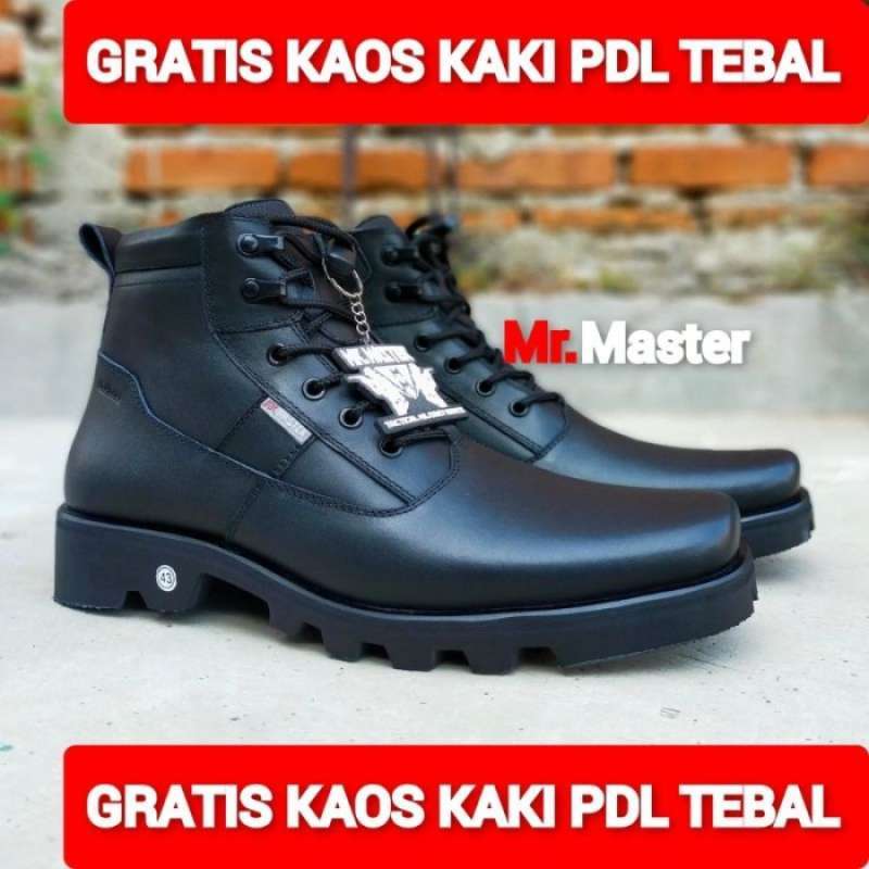 Jual Sepatu Pdh Tni Polri Security Terbaru Kulit Sapi Asli Merk Mr ...