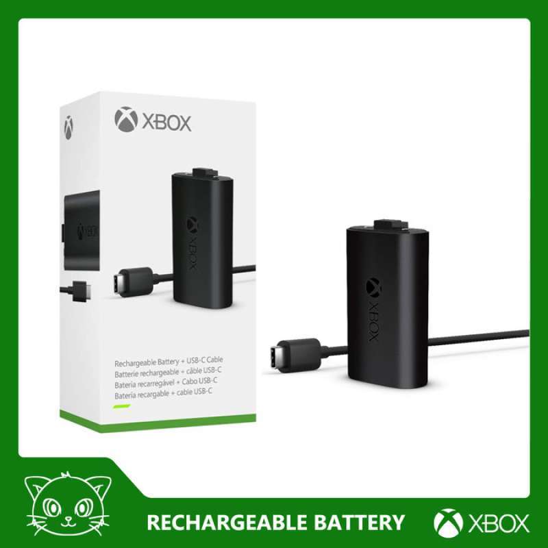 Jual Xbox Rechargeable Battery + Usb-c Cable Play Charge Kit - Baterai ...
