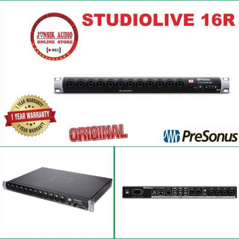Promo Promo- Presonus Studiolive 16r 16-channel Rackmount Digital Mixer ...
