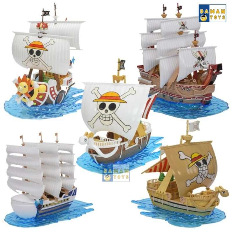 Promo Figure Kapal One Piece Going Merry Thousand Sunny Marine Garp Diy ...
