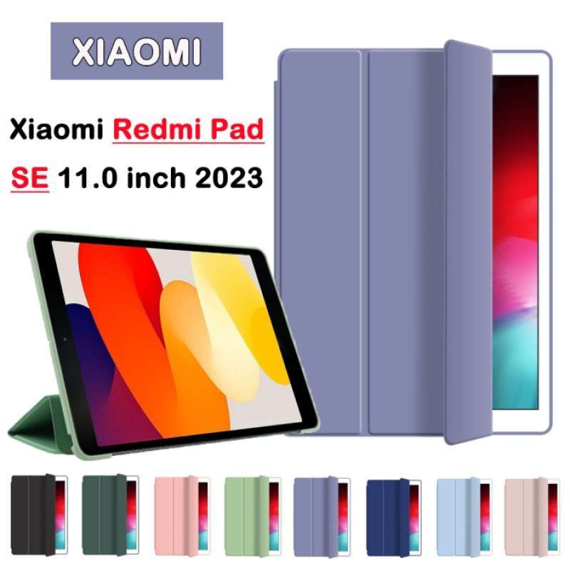 Promo Redmi Pad Se 11 2023 Tri-fold Casing Smart Magnetic Flip Auto ...