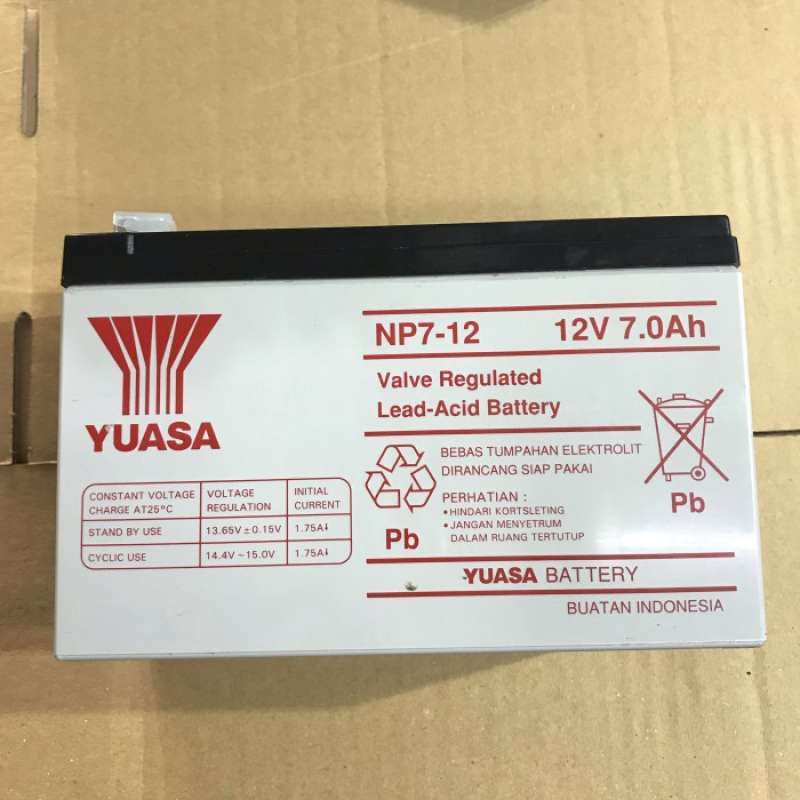 Promo Aki Baterai Kering Ups Leoch / Yuasa Np7-12 12v 7ah Diskon 23% Di Seller Scrollbox Store ...