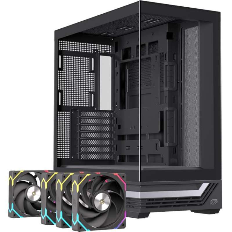 Jual Casing Pc Gaming Einarex Prisma S800 Atx 4 Fan Rgb Support ...