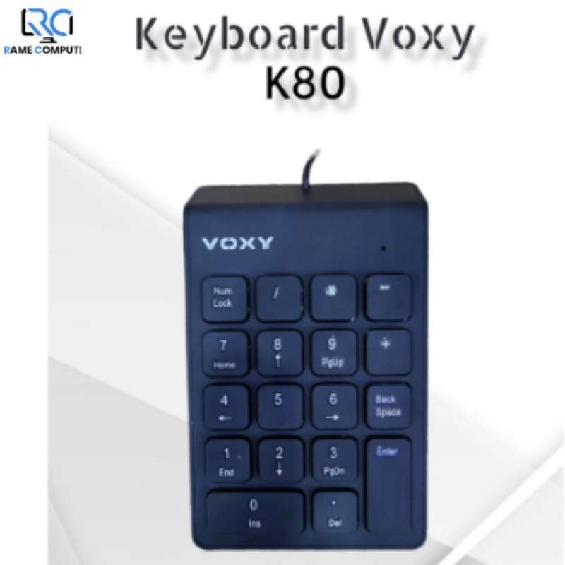 Jual Voxy K80 Keyboard Numerik / Keypad Numeric / Numpad Keyboard Angka ...