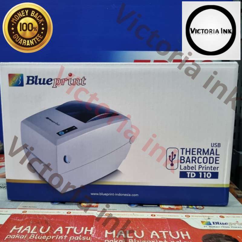 Promo Printer Stiker Label Blueprint Td110 Td110Bt Td 110 Td 110Bt ...