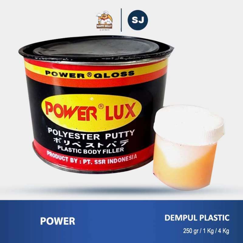 Jual Dempul Power Lux 250 gram / dempul mobil / dempul kayu / dempul ...