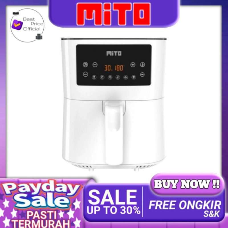 Jual Mito Af1 Digital Air Fryer 4 Liter Low Watt - Mito Af 1 Di Seller ...
