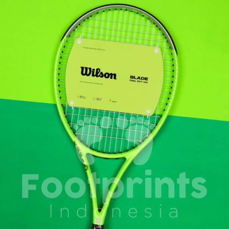 Jual Footprints Indonesia Raket Tenis Wilson Blade Feel Rxt 105 Tennis ...