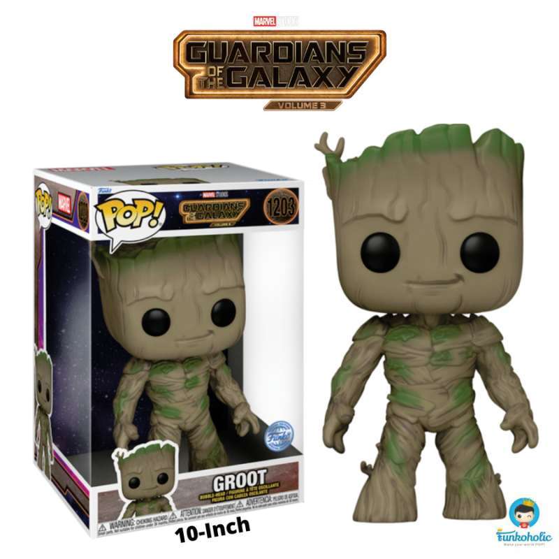 Promo Funko POP! Guardians of the Galaxy Vol. 3 - Groot Jumbo 10 Inch ...