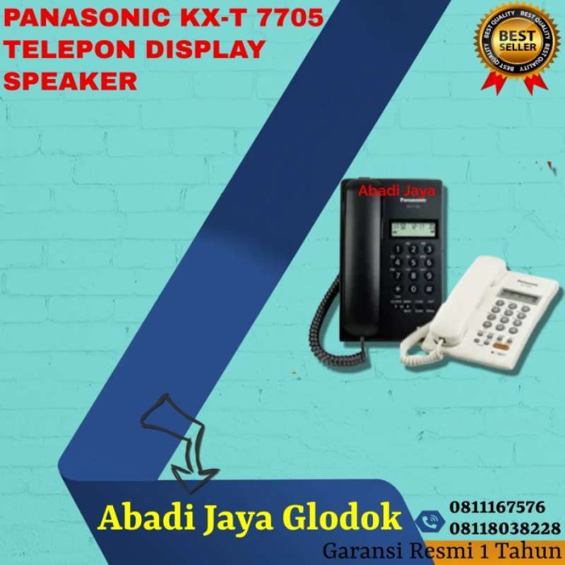 Promo Panasonic Kx-T 7705 Telepon Display Speaker Diskon 20% di Seller Gansirsa - Kapuk, Kota ...
