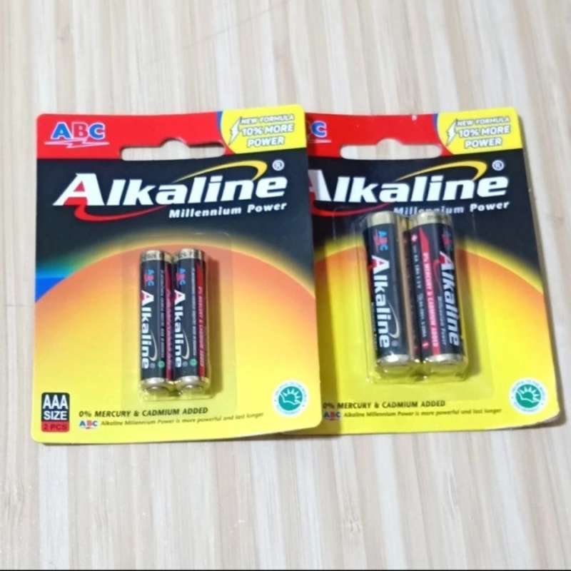 Jual Baterai ABC Alkaline Ukuran AA dan AAA - AAA X 4 Pcs di Seller Variety Goods Shop - Petir ...