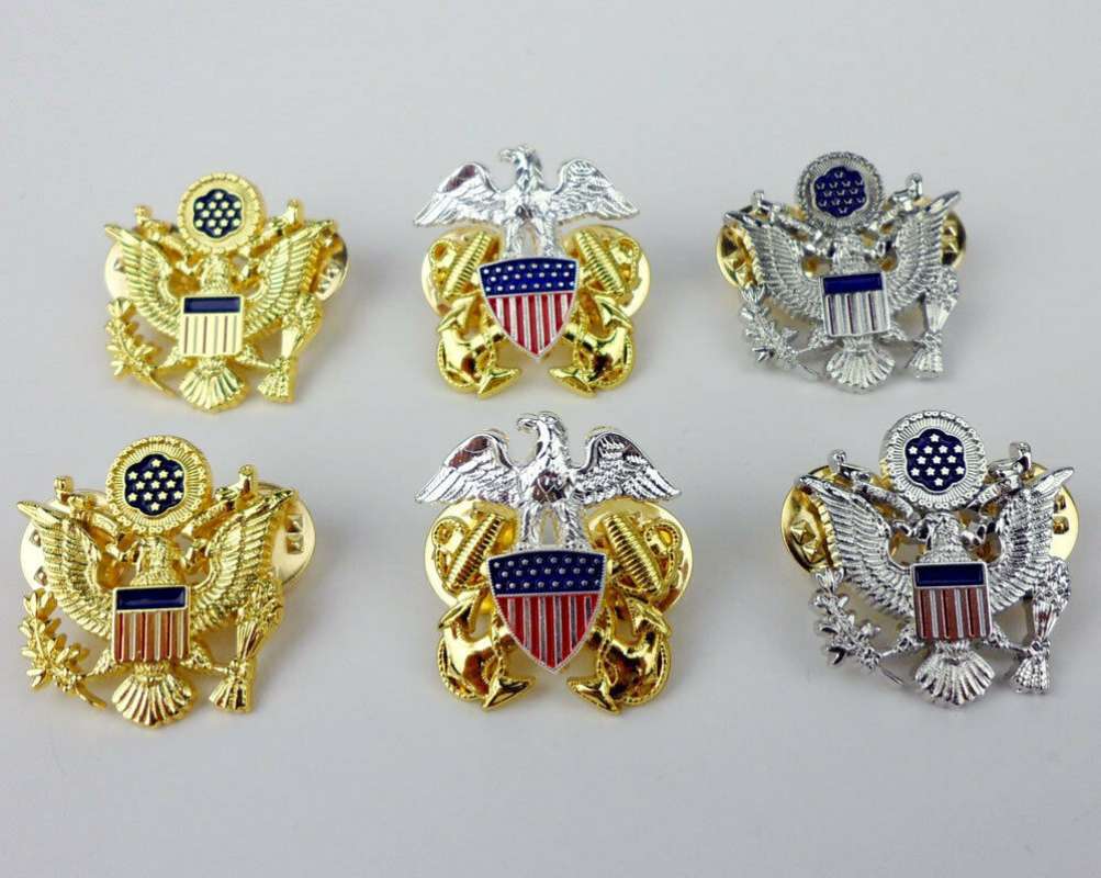 Promo SET US MILITARY GENERAL OFFICER RANK BADGE SHOULDER EAGLE BADGE ...