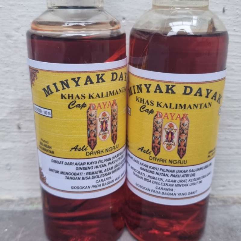 Promo Minyak urut Dayak Kalimantan kemasan botol plastik Diskon 19% di ...