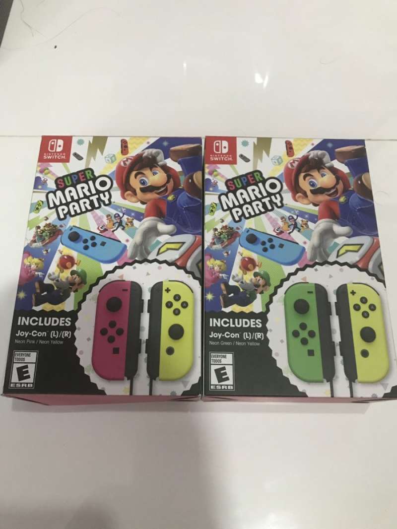 Promo Nintendo Switch Mario Party Bundle Joycon / Joy Con Hot New Item ...
