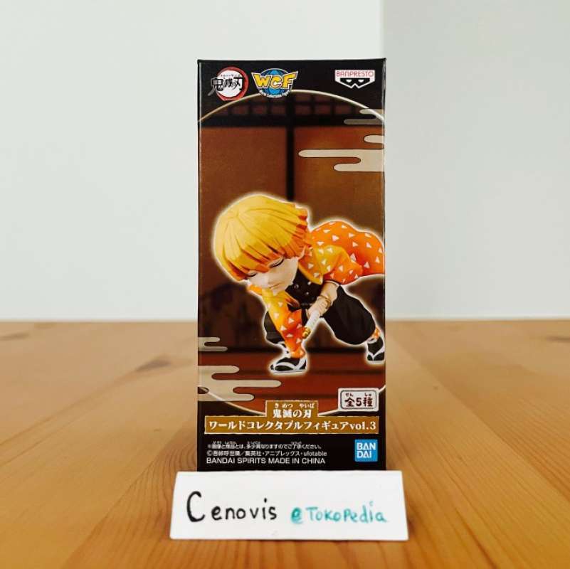 Promo WCF zenitsu agatsuma demon slayer vol 3 - kimetsu yaiba figure ...