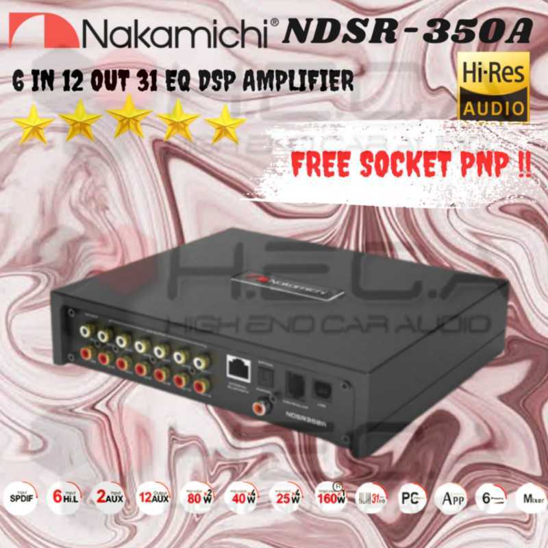 Jual Nakamichi NDSR350A Hi-Res Processor DSP Amplifier 12Ch Prosesor BT di Seller High End Car ...