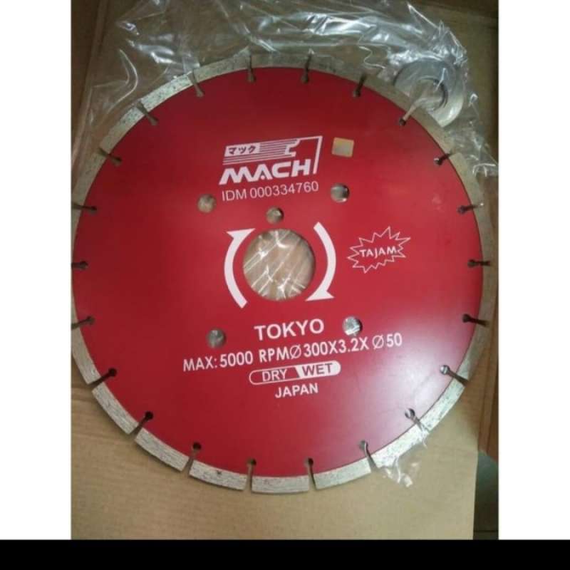 Promo Tokyo Diamond Wheel 12-Mata Potong Aspal Atau Beton 12 Inch Tokyo ...