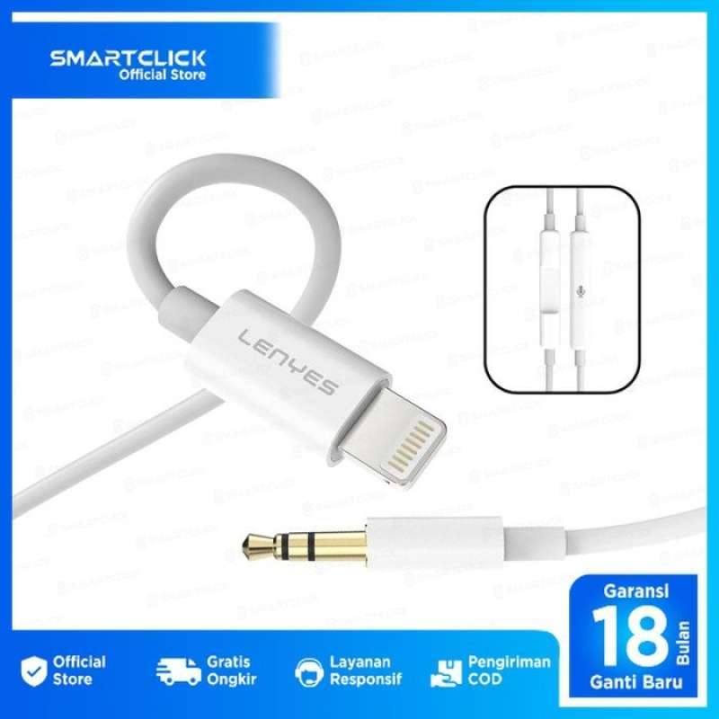 Promo Lenyes AX106 Audio Converter Cable Lightning to 3.5mm Jack Original- Diskon 63% di Seller ...