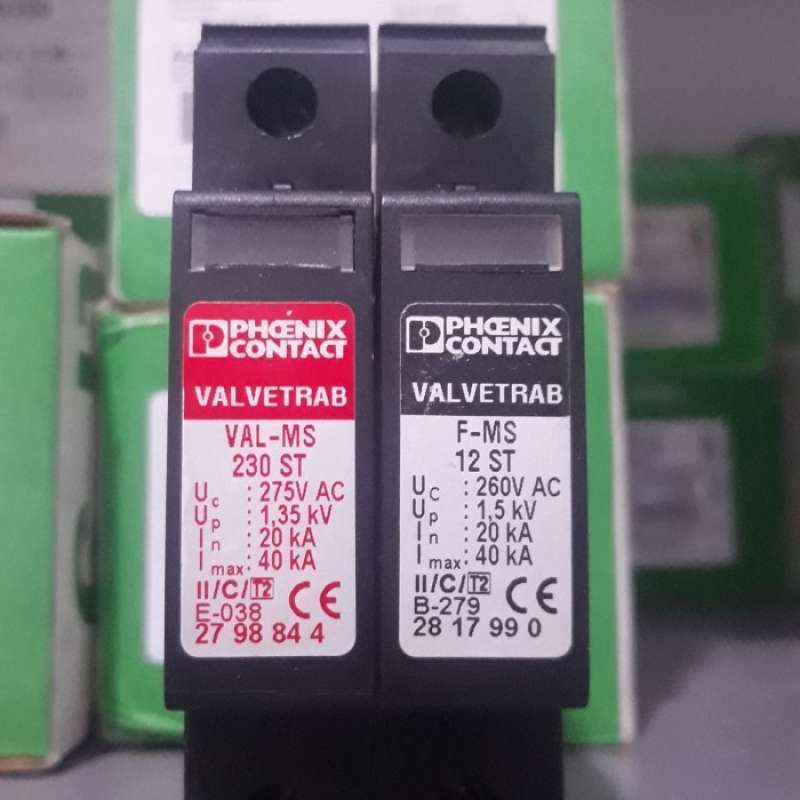 Promo Surge Arester phoenix Val-Ms 230st/275Vac 1Phase + Npe Diskon 23% ...