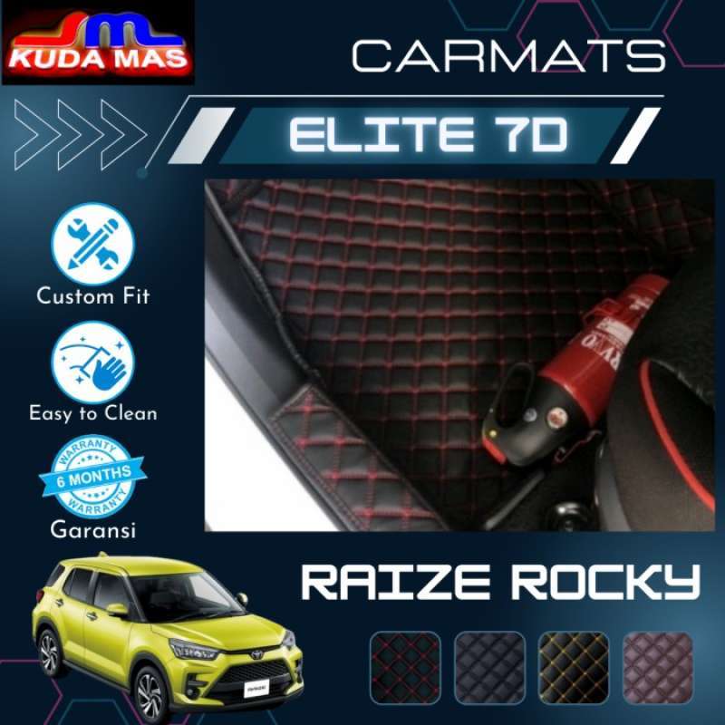Promo Karpet Mobil Premium 7D Toyota Raize Daihatsu Rocky Full Seat ...