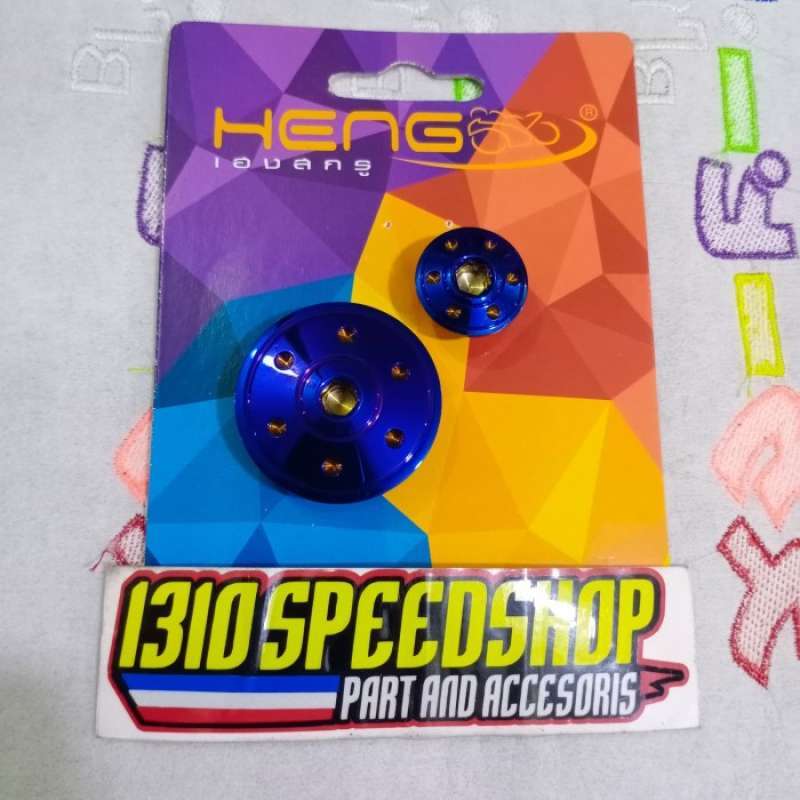 Promo baut coin probolt magnet honda warna blue heng thailand Diskon 17 ...