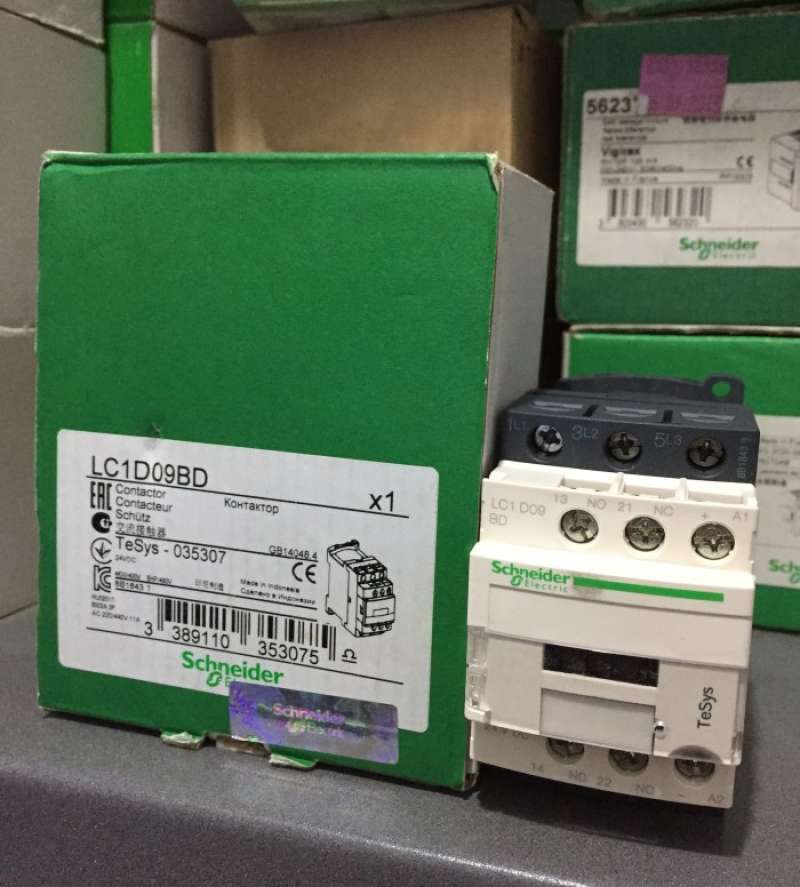 Promo Contactor schneider LC1D09BD original 24V DC Diskon 23% di Seller Hubner Store ...