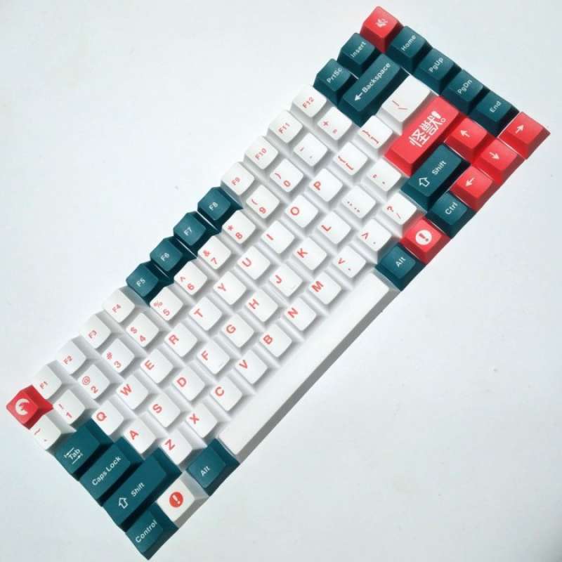 Promo Keycaps Pbt Dye Sub Kaiju Colorways Cherry Profile - Multicolor ...