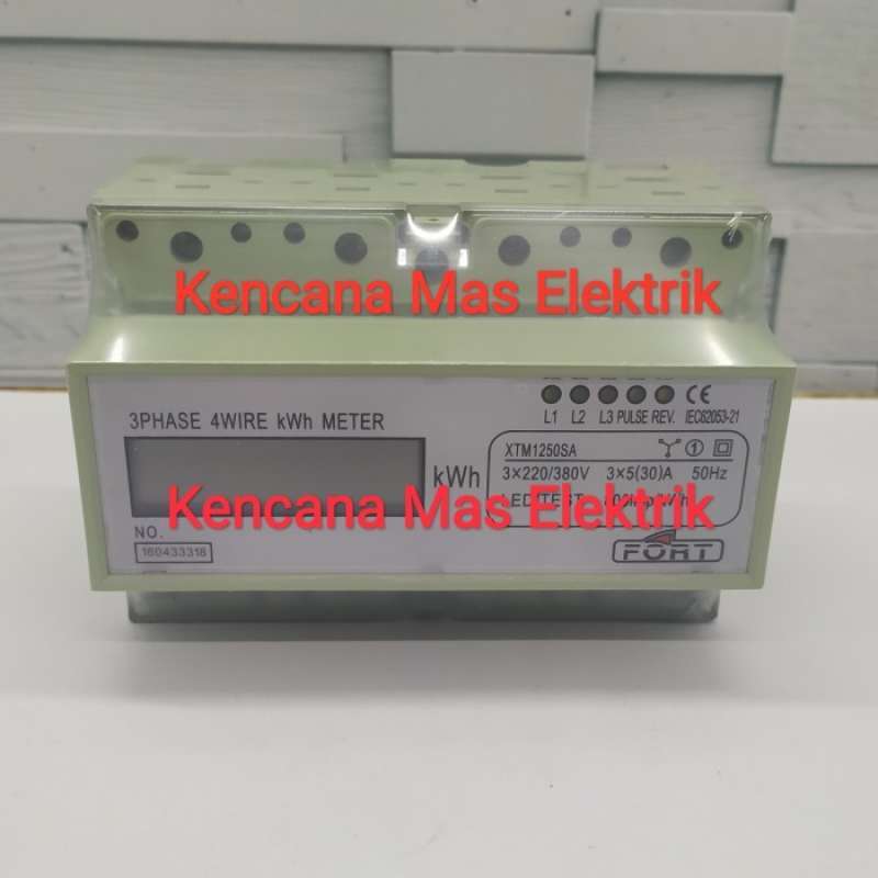 Promo KWH METER 3 PHASE DIGITAL / KWH METER 3PHASE DIGITAL FORT ...