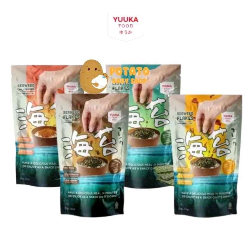 Jual Yuuka Food Seaweed Flakes - Abon Rumput Laut Yuka di Seller Potato ...