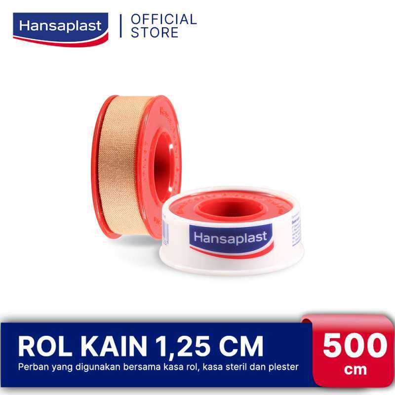 Jual Hansaplast Roll Kain 1.25 Cm X 5 M [1 Pcs] - Plester Berdaya Rekat ...
