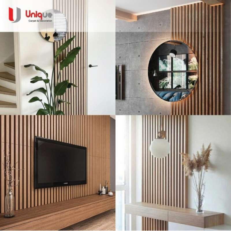 Promo ZORA Wood Panel / WPC Kisi Kisi Dinding / Wallpanel PVC Partisi ...