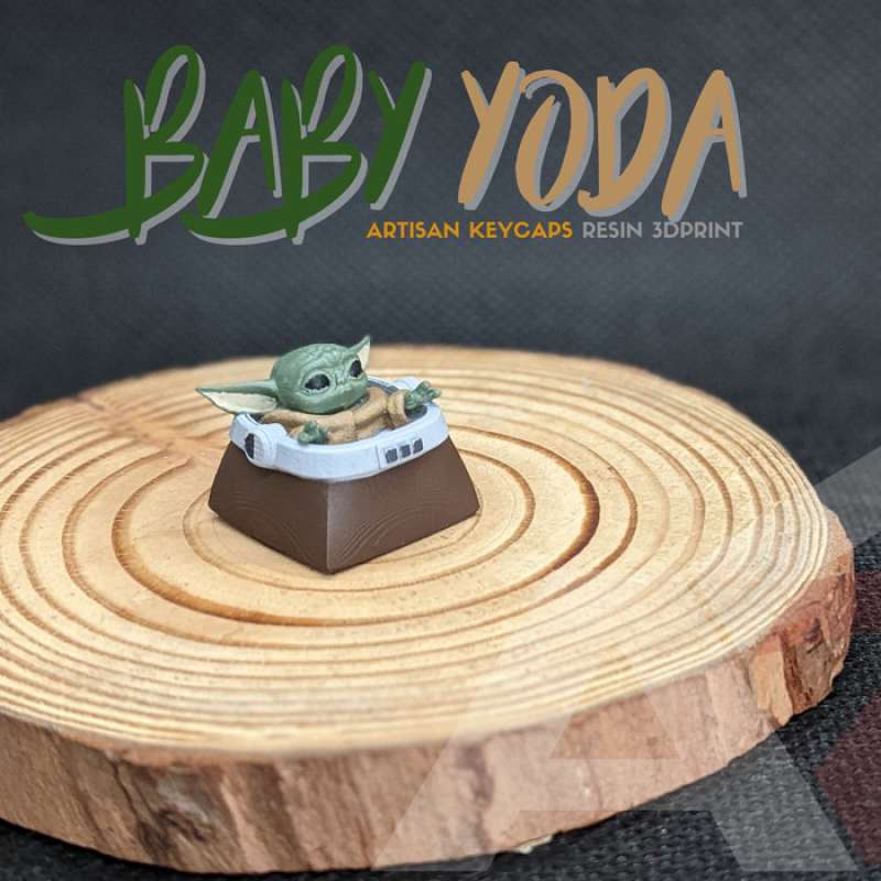 Promo Artisan Keycaps Baby Yoda Diskon 17% di Seller Mahanani Store 1 ...