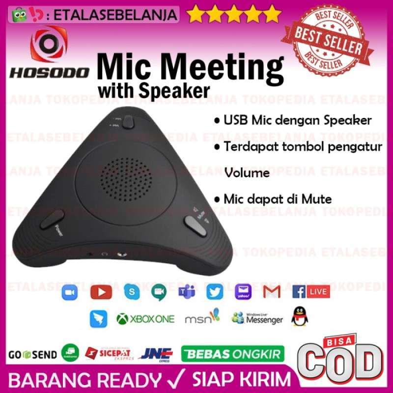 Promo USB MICROPHONE WITH SPEAKERPHONE FOR VIDEO CONFERENCE - HOSODO ...