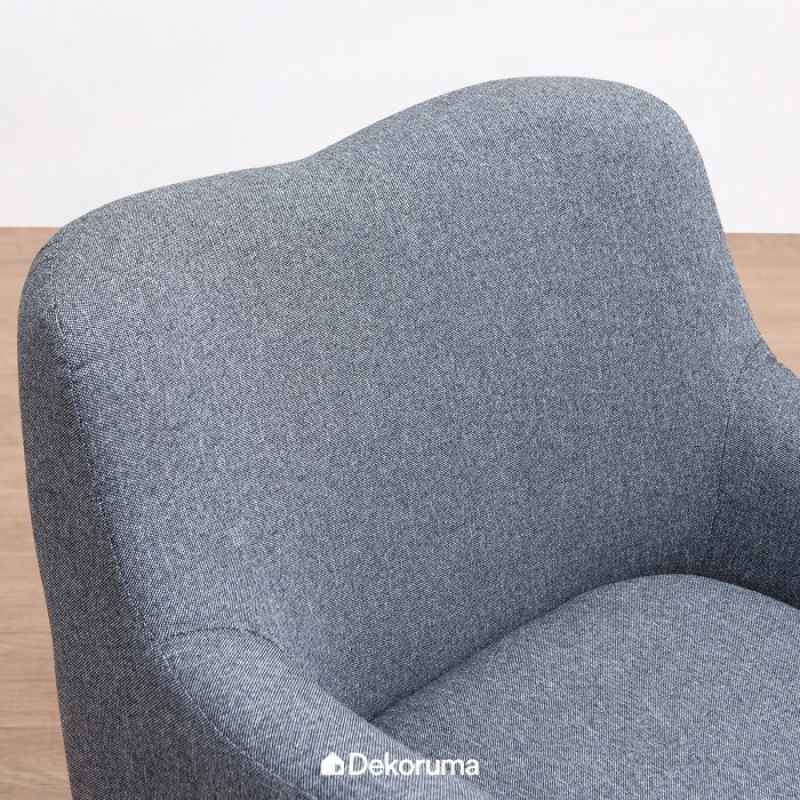 Promo Dekoruma Hisa Sofa Minimalis 1 Dudukan Kain / Sofa Single Seater ...