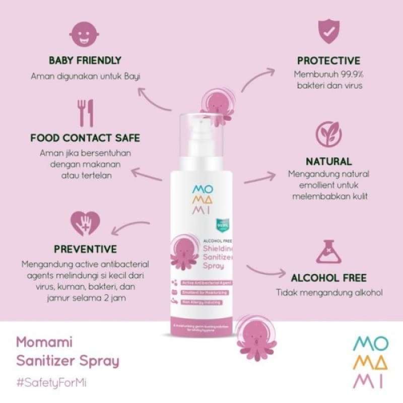 Jual Momami Shielding Sanitizer Spray Di Seller Mom&child - Mom&child ...