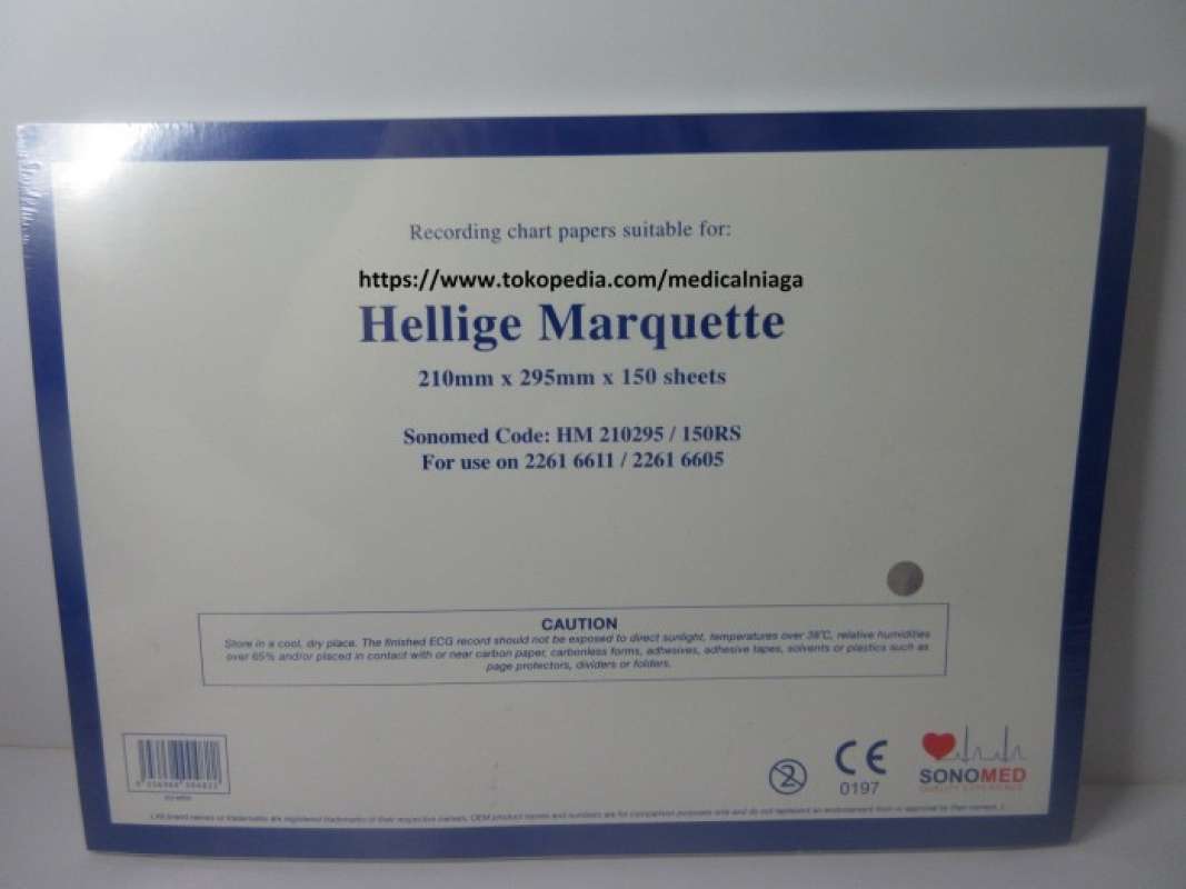 Promo Kertas Ecg / Ecg Paper Hellige Marquette 210Mm X 295Mm X 150 ...