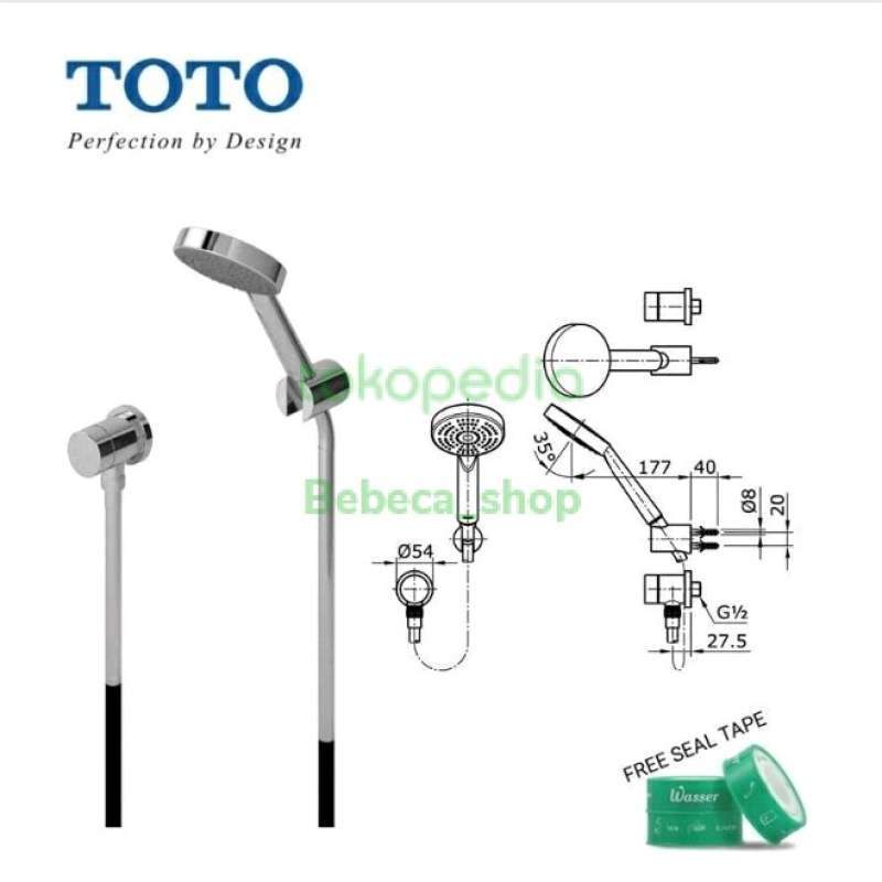 Jual Hand Shower Set + Wall Outlet Toto Tx472sjz Di Seller Besto Store - Cibuaya, Kab. Karawang ...