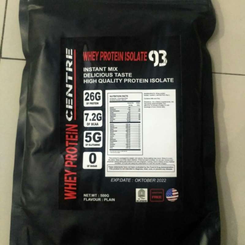 Promo Wps Iso 93 500Gr Kemasan Baru Wpi 93 Whey Protein Isolate Diskon ...