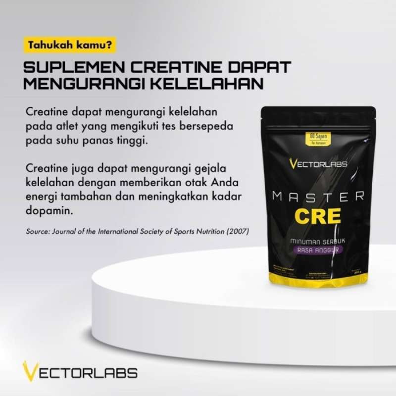 Jual Vectorlabs Master Cre Creatine 60 Serving 300 Gr Bpom, Halal di ...