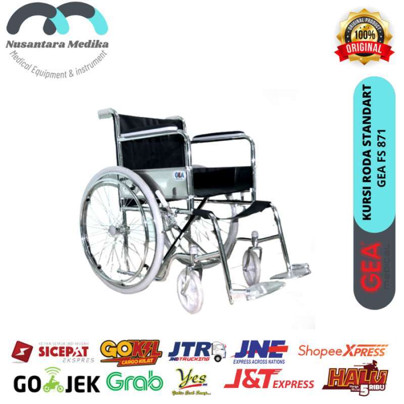 Jual Kursi Roda Standar rumahsakit Gea 871 di Seller Medika Lestari ...