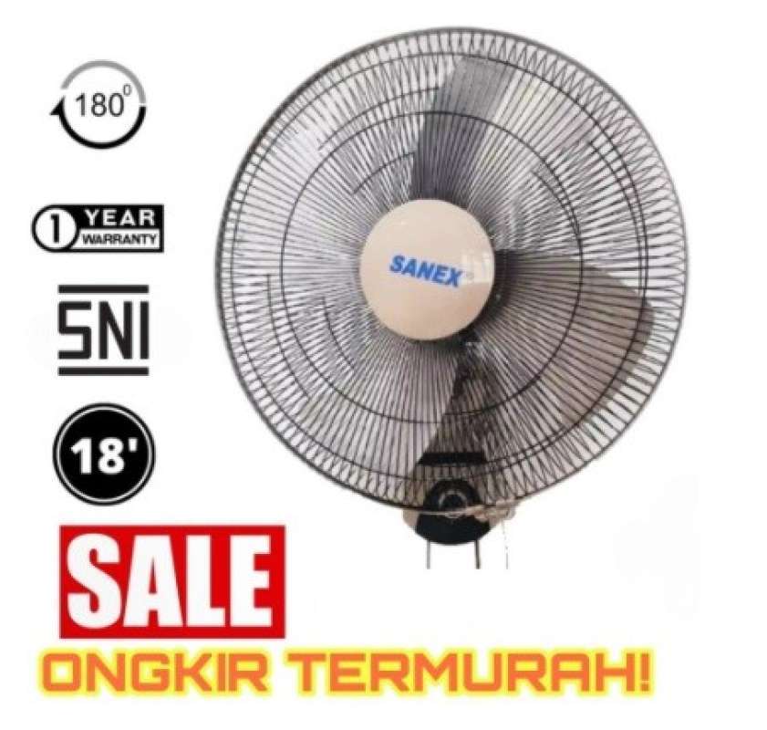Promo Kipas Angin Dinding Tornado Besi 18 Inch / Wall Fan 18 Sanex Wf-1879 Diskon 23% di Seller ...