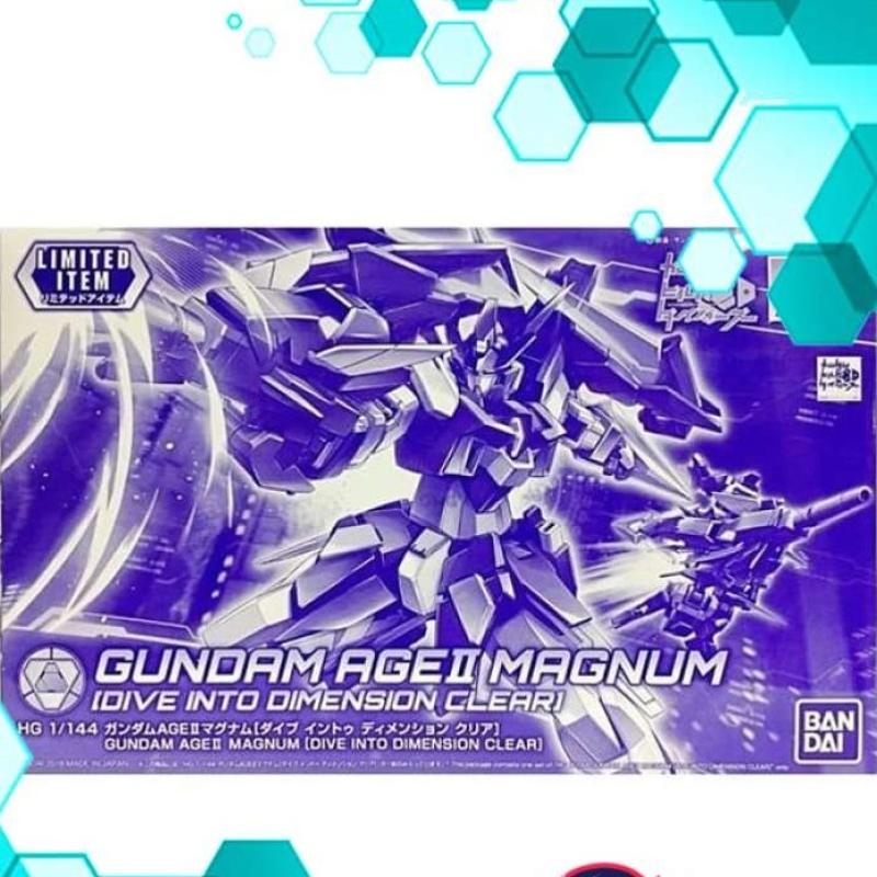 Jual Bandai Plamo Hg Gundam Age Ii Magnum [Dive Into Dimension Clear] di Seller Alam Asri Store ...
